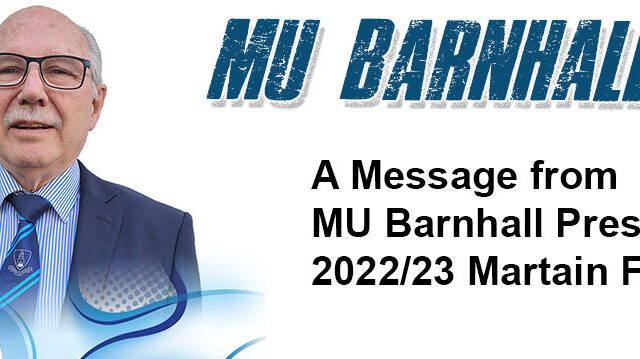 Presidents Welcome – MU Barnhall RFC